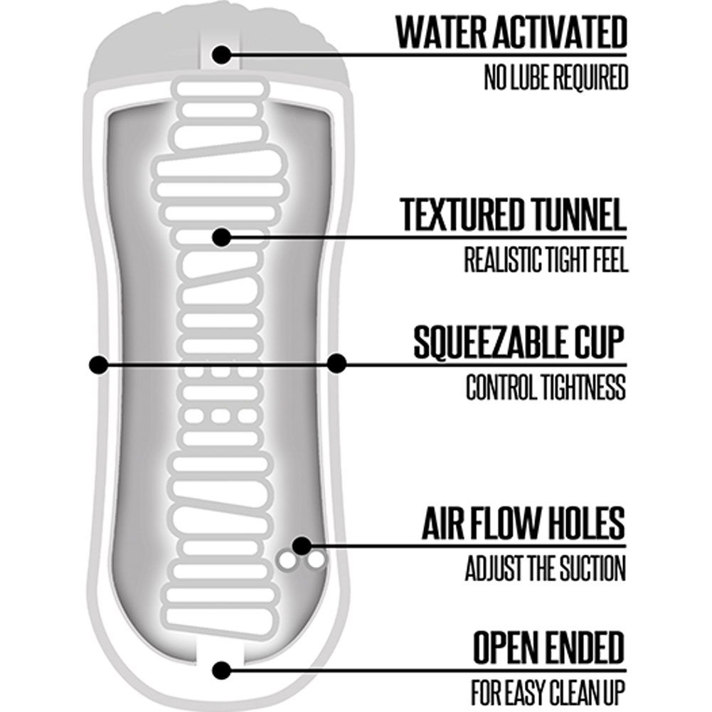 Happy Ending Just Add Water Shower Stroker Masturbator, Vagina, Tan ...