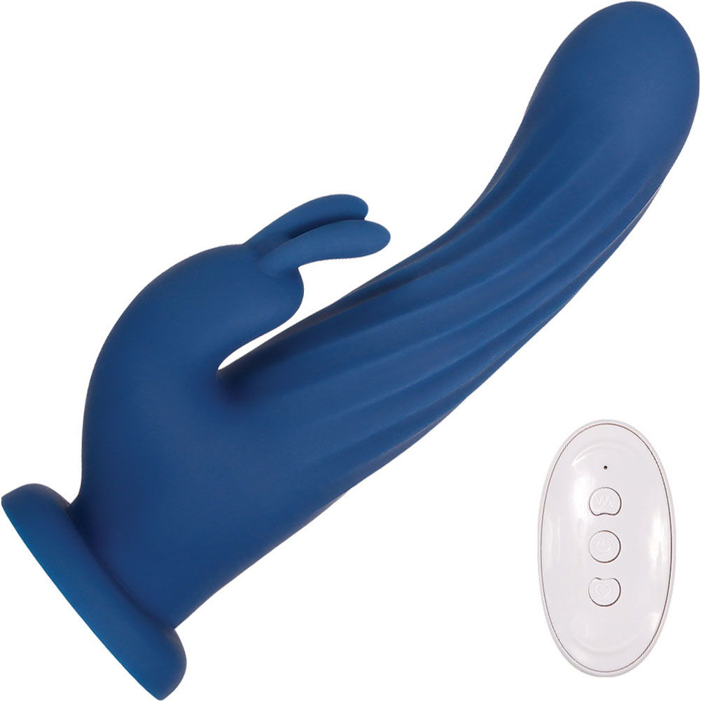 Evolved Remote Controlled Rotating Rabbit Vibrator 8 Blue