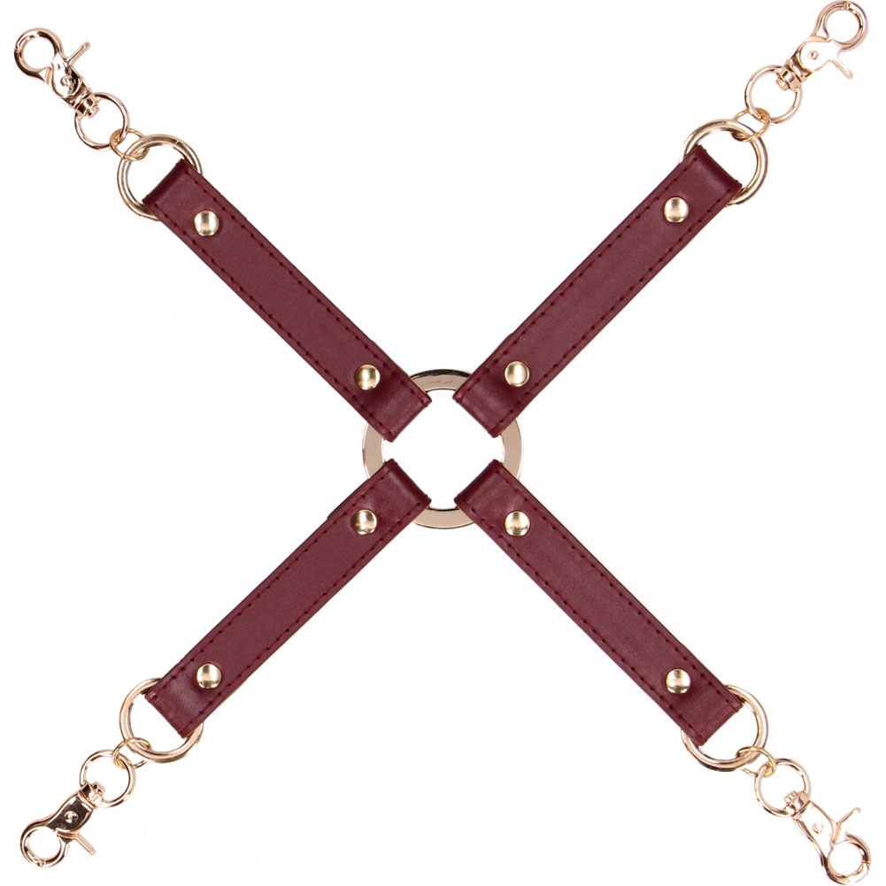 Ouch Halo Hogtie Connector Burgundy