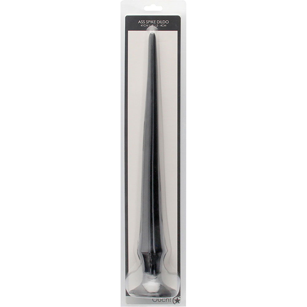 Ouch Ass Spike Dildo, 13.2", Black - dearlady.us