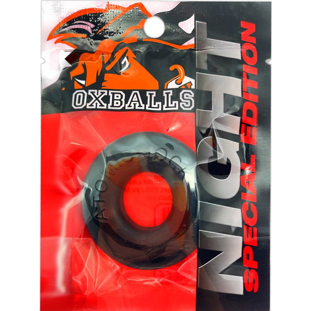 OxBalls Do-Nut-2 Atomic Jock Penis Ring, 2", Night Black - dearlady.us