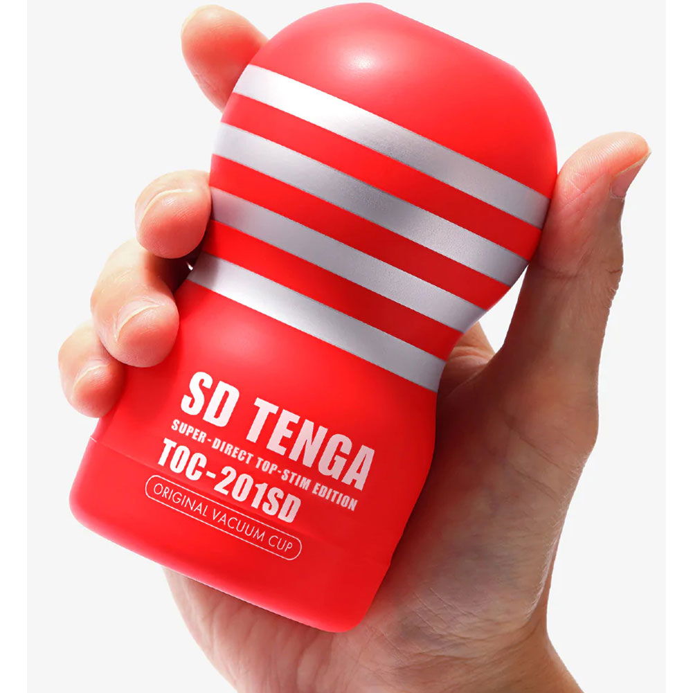 Tenga SD Original Vacuum Cup Strong Masturbator, Black - dearlady.us