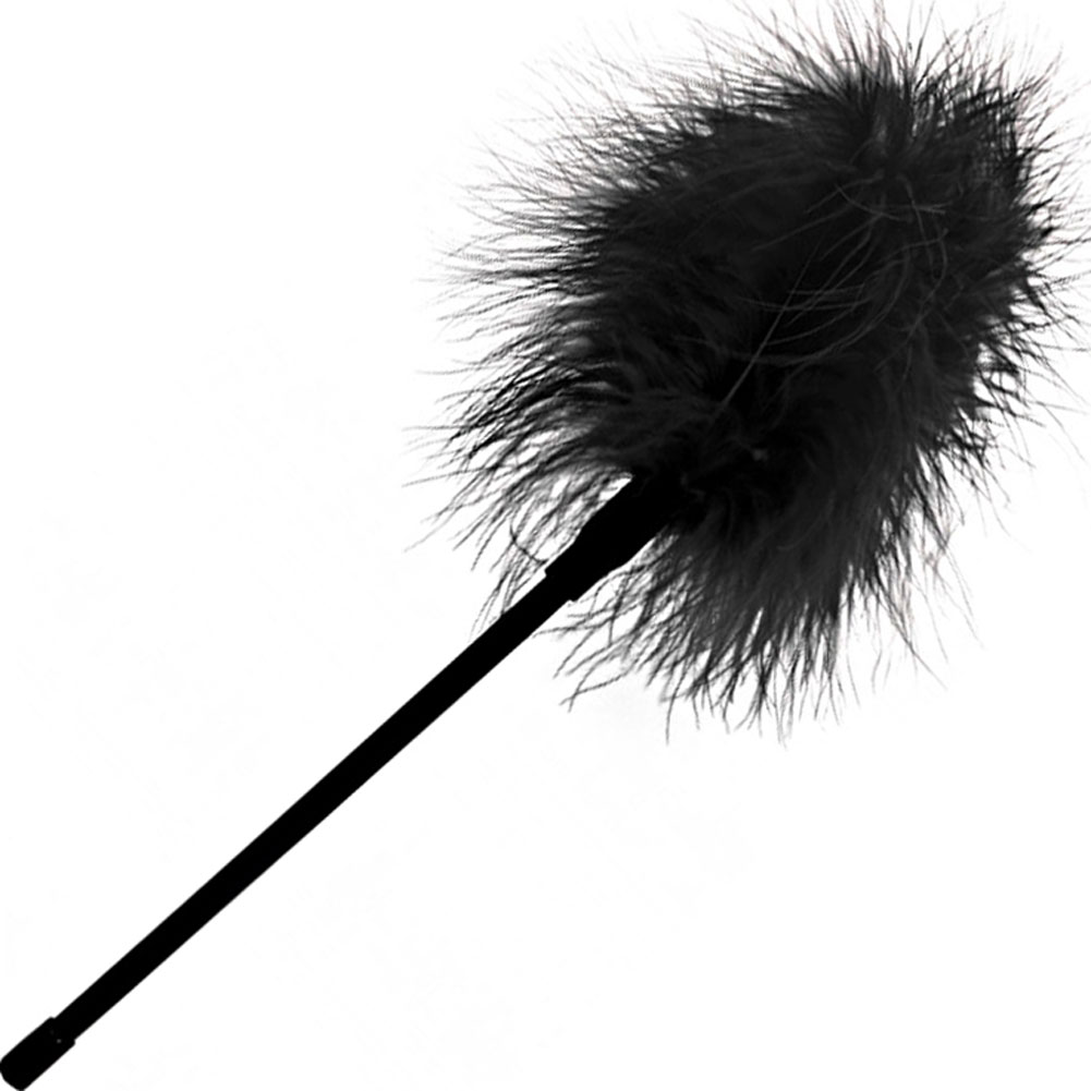 Ouch Black & White Feather Tickler, Black - dearlady.us
