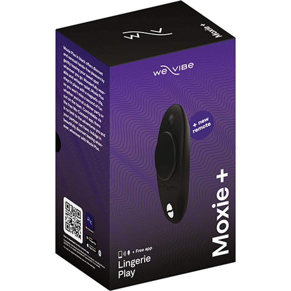We-Vibe Moxie Plus Remote Controlled Wearable Clitoral Vibrator, 3.5 ...