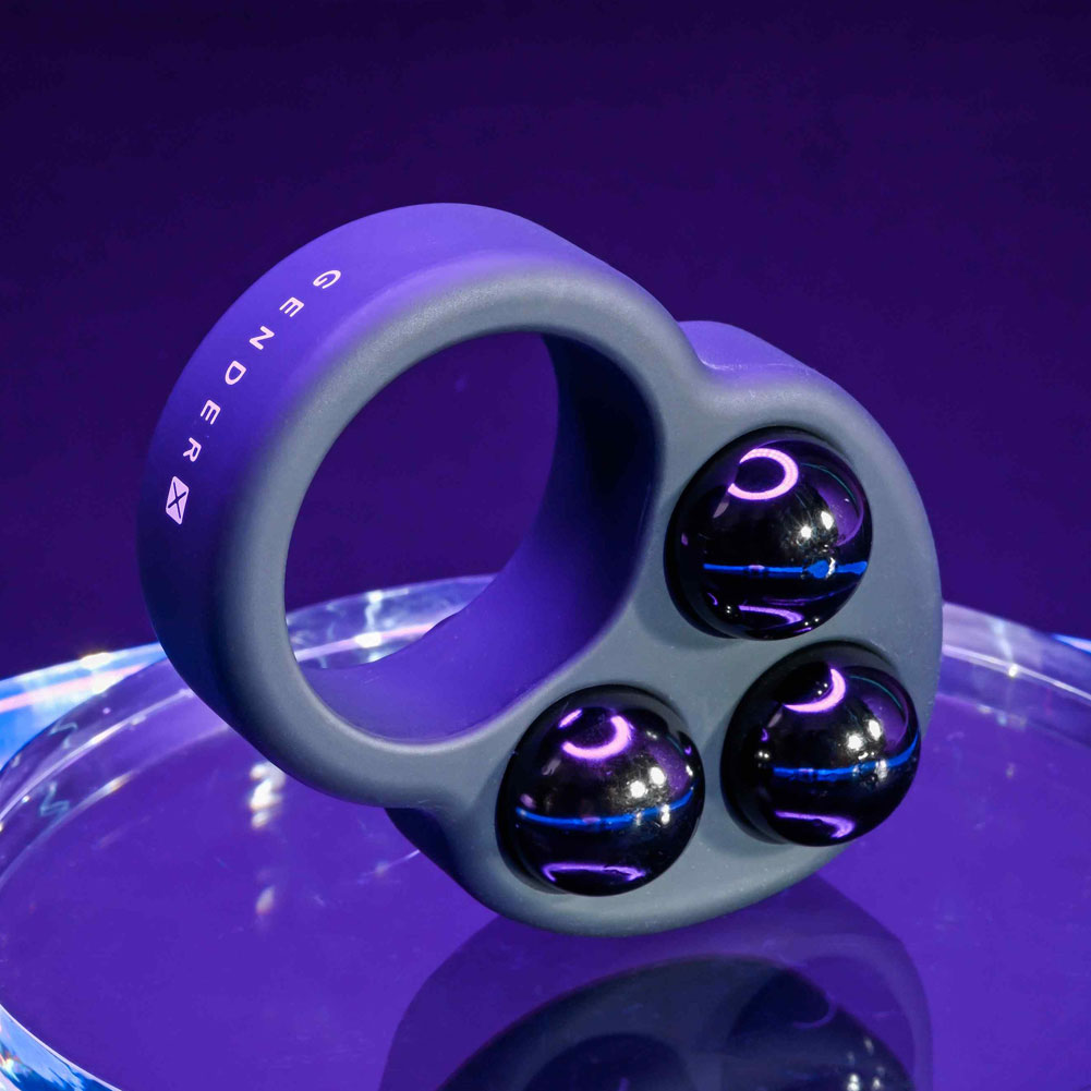 Gender X Workout Ring Weighted Silicone Training Penis Ring, 3", Black ...