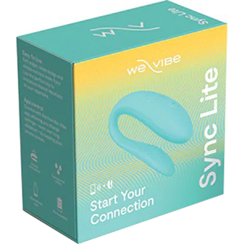 We Vibe Sync Lite App Controlled Wireless Couples Vibrator Aqua